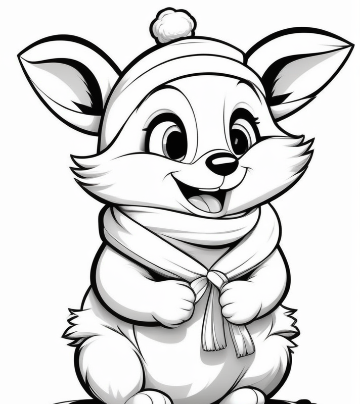 Christmas Animal Coloring Pages Collections for All Ages