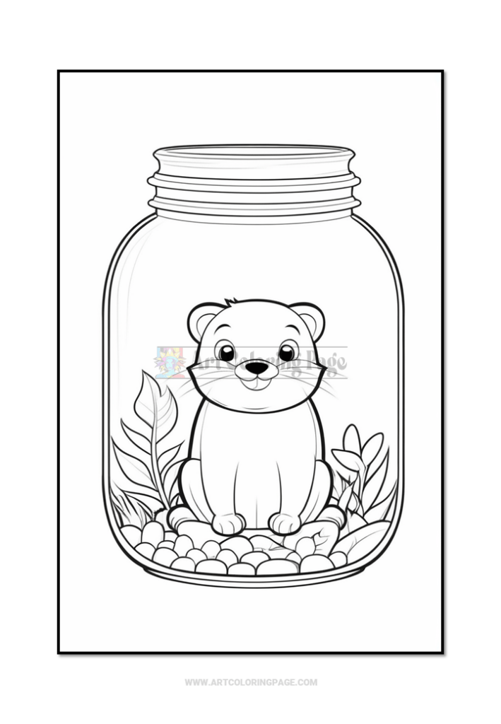 Uncover the Magic with "Animal in Jar Coloring Vol:6"
