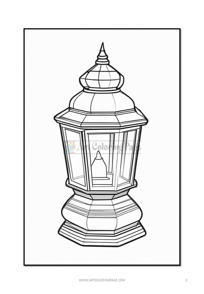 Celebrate Ramadan with Ramadan Coloring Pages VOL 1
