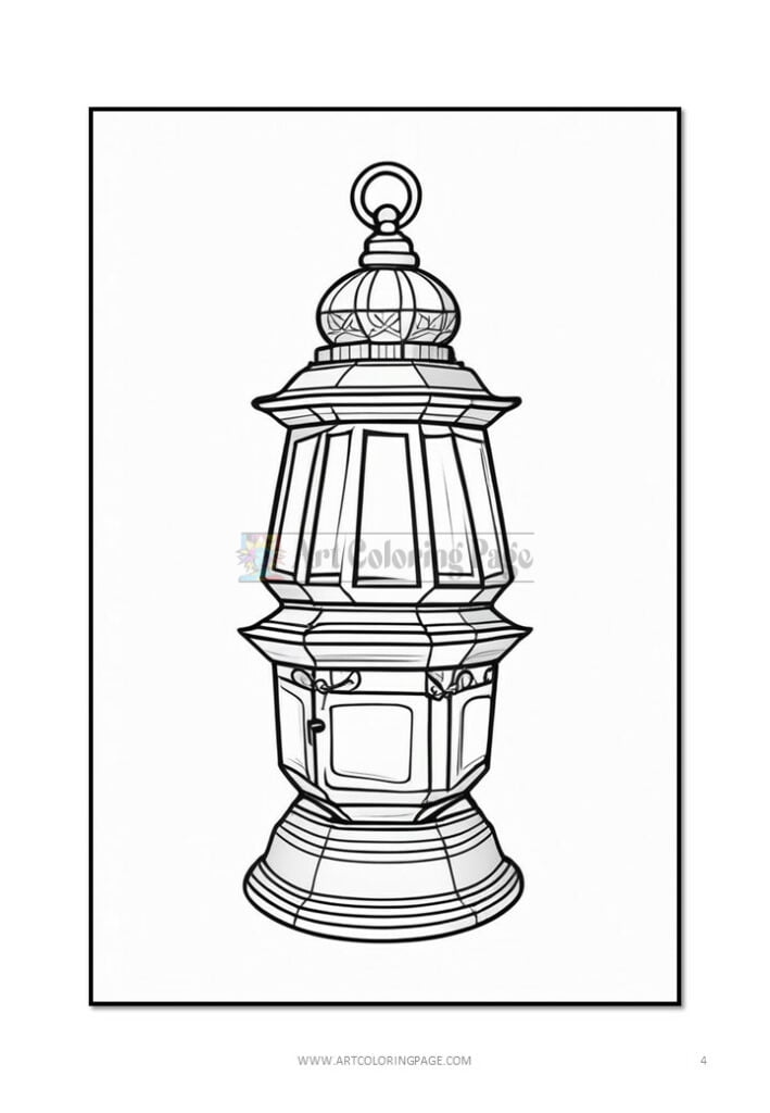 Celebrate Ramadan with Ramadan Coloring Pages VOL 1