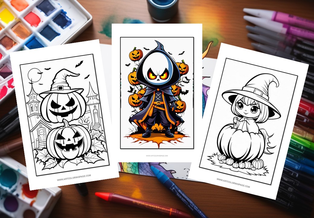 10 Spooktacular Halloween Coloring Book Ideas for All Ages