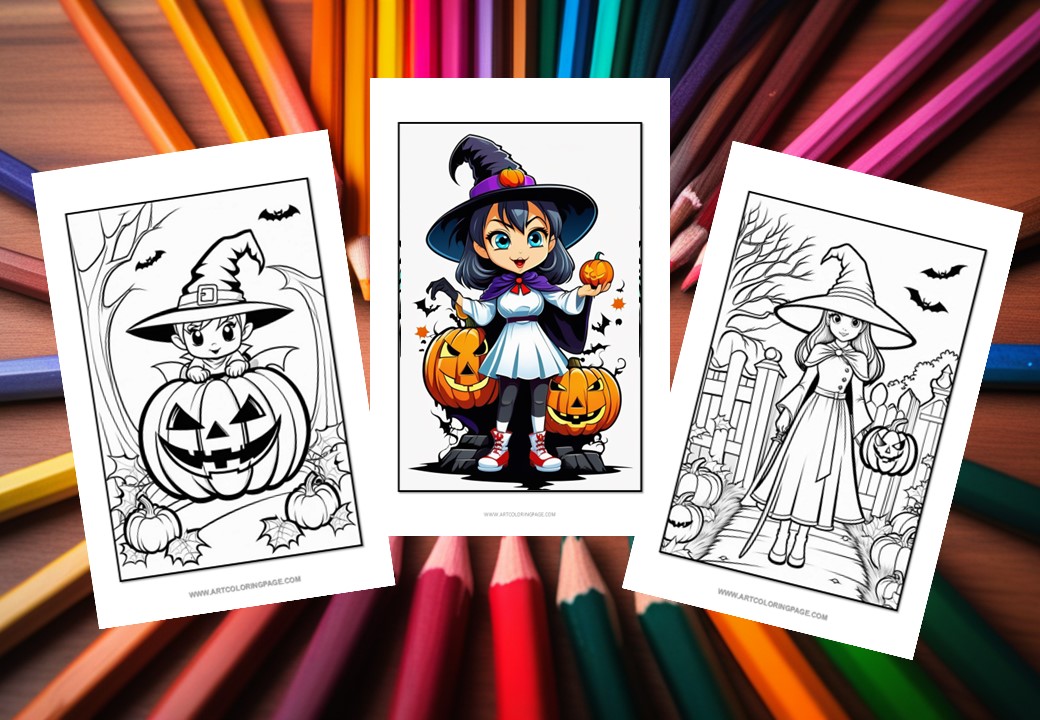 10 Spooktacular Halloween Coloring Book Ideas for All Ages