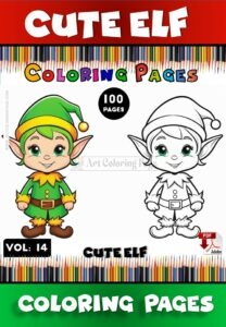 Christmas Elves Coloring Pages Collections for All Ages