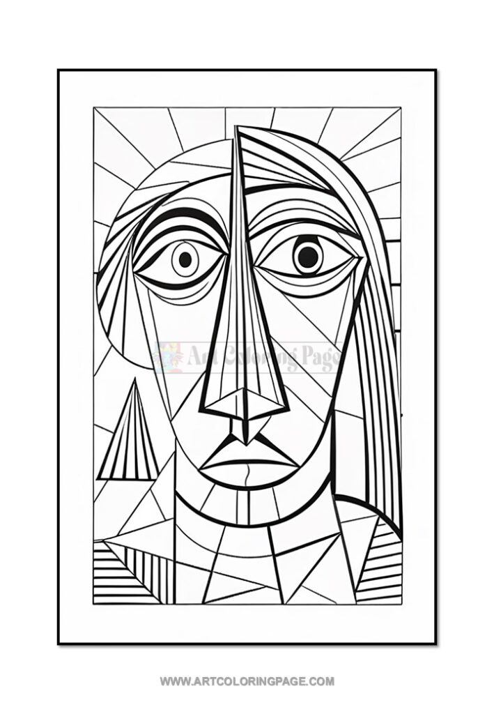 Unlock Creativity with Picasso Abstract Art Coloring Vol 2