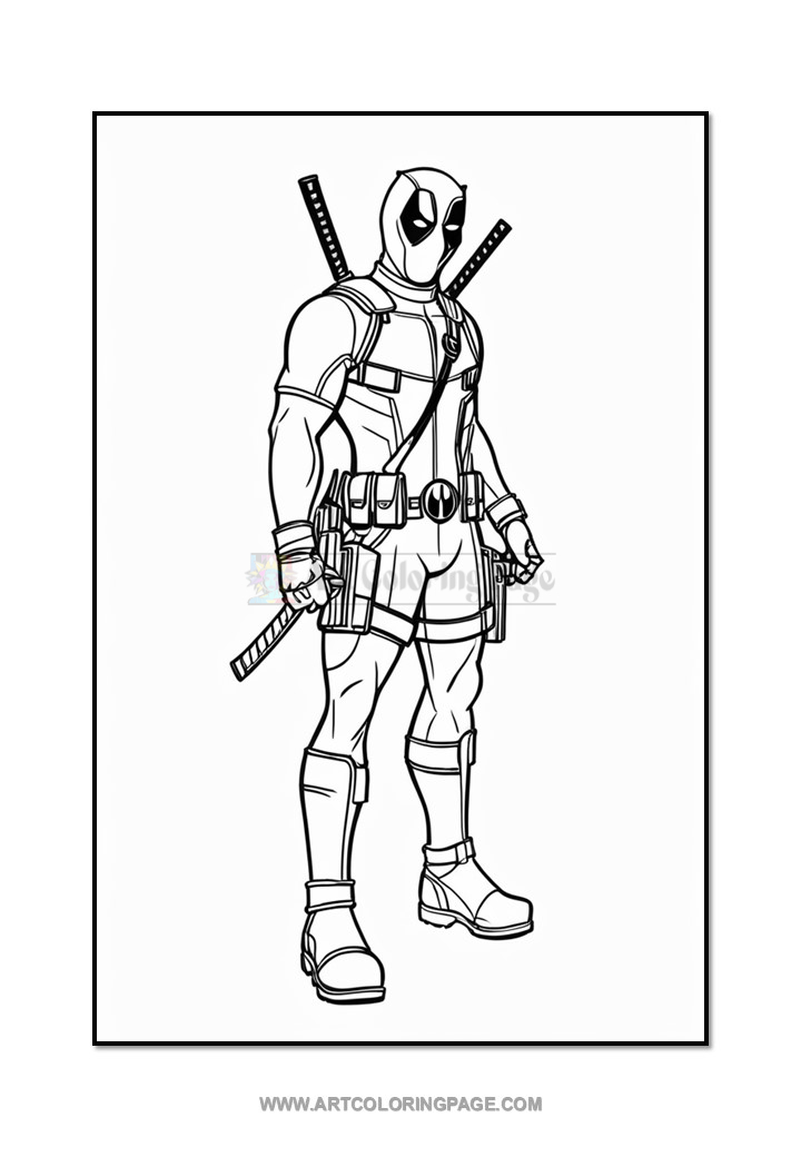 Deadpool The Official Coloring Book