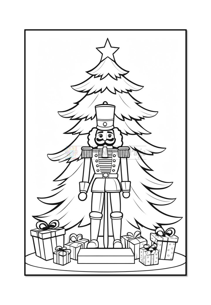 Coloring Pages of the Nutcracker Vol 3 – A Holiday Adventure for All Ages