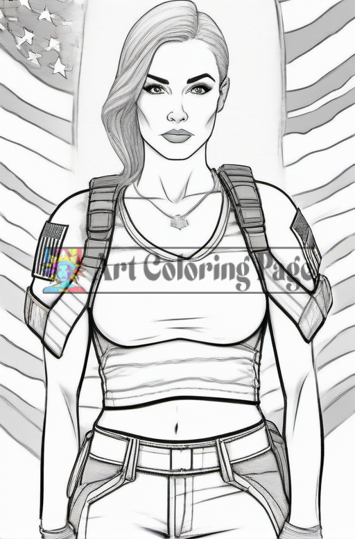 Soldiers Coloring Book for Adults Vol 4 | 200 Pages Printable Army Coloring