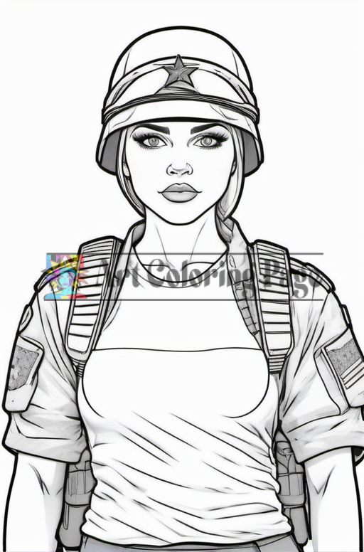 Coloring Pages Soldiers For Adults Vol15 200 Pages Printable 