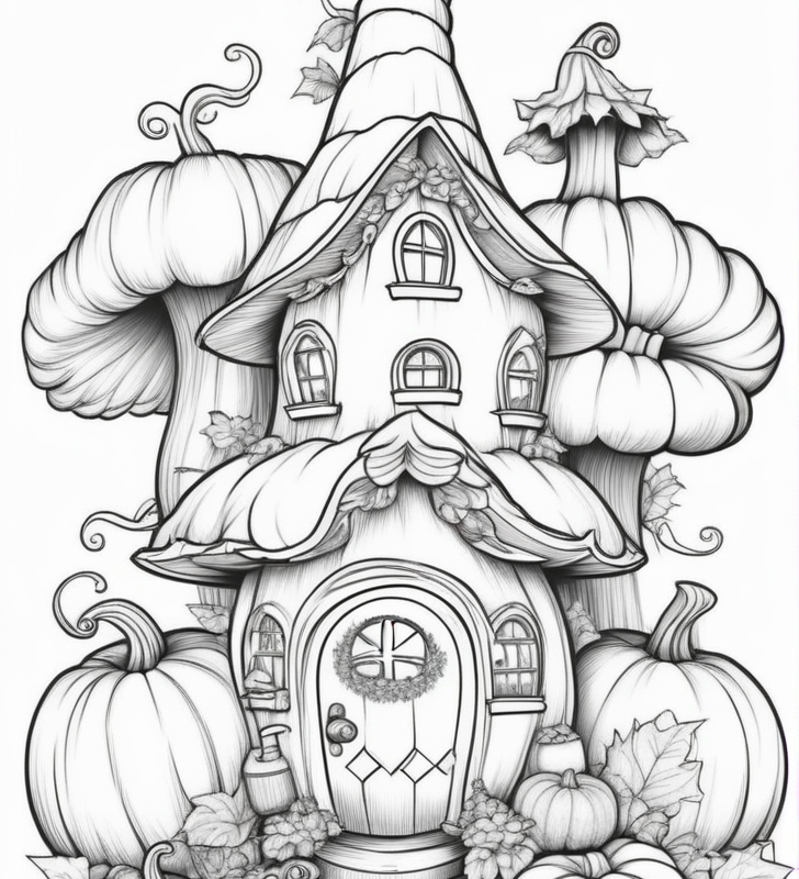 Pumpkin Coloring Catégorie - Art Coloring Page