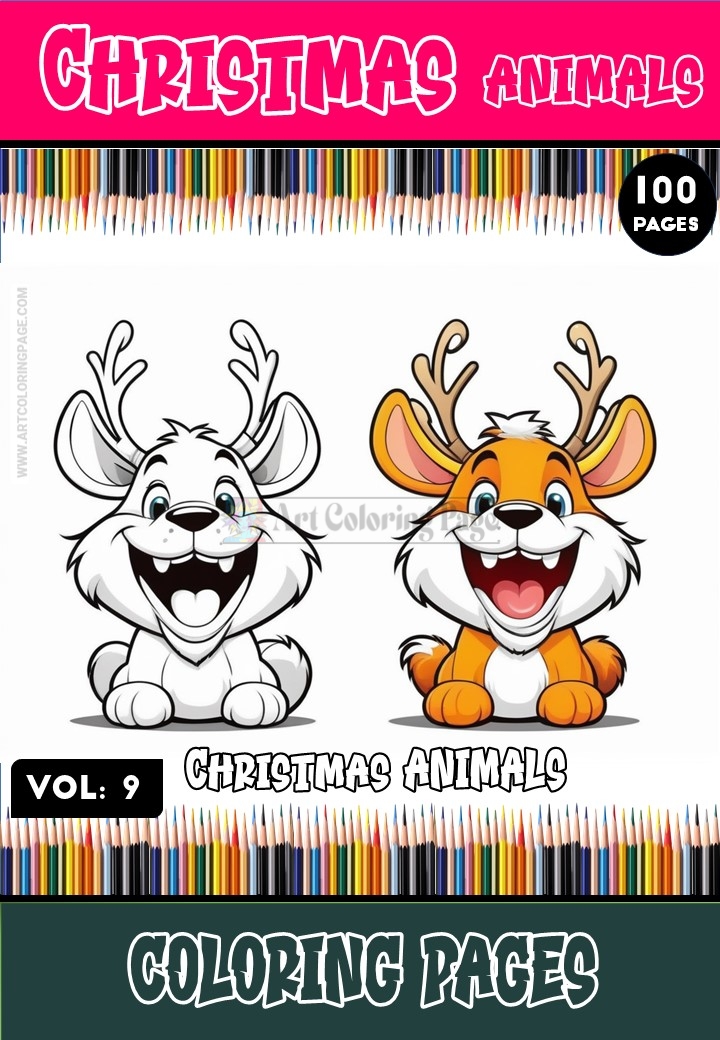 Create a Magical Christmas Atmosphere: Festive Animal Coloring Pages