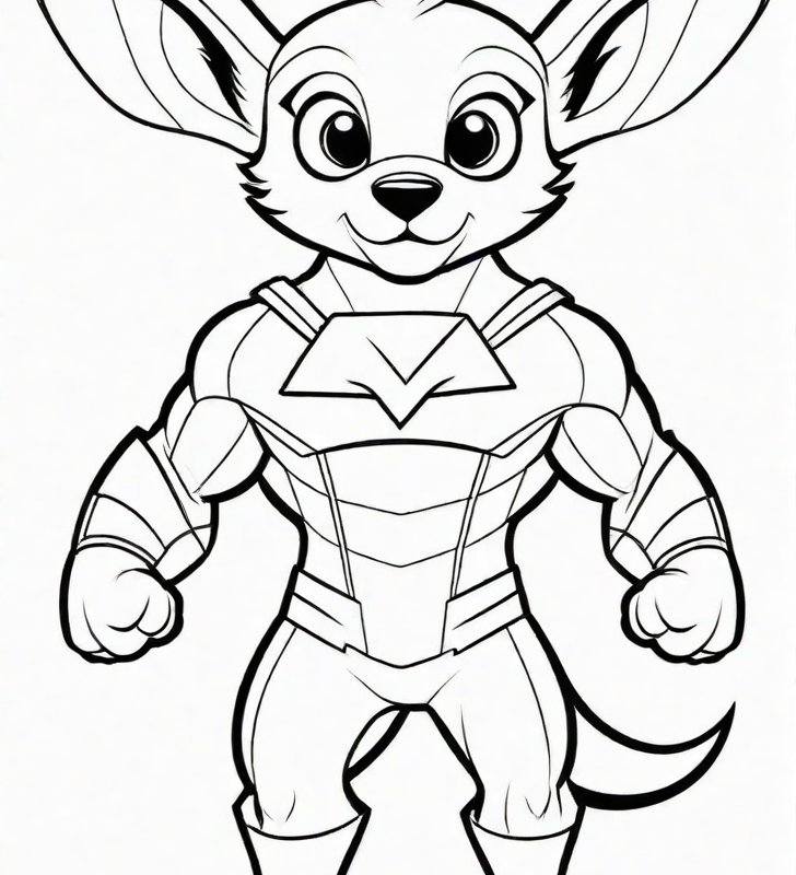 Animals Heroes Catégorie - Art Coloring Page