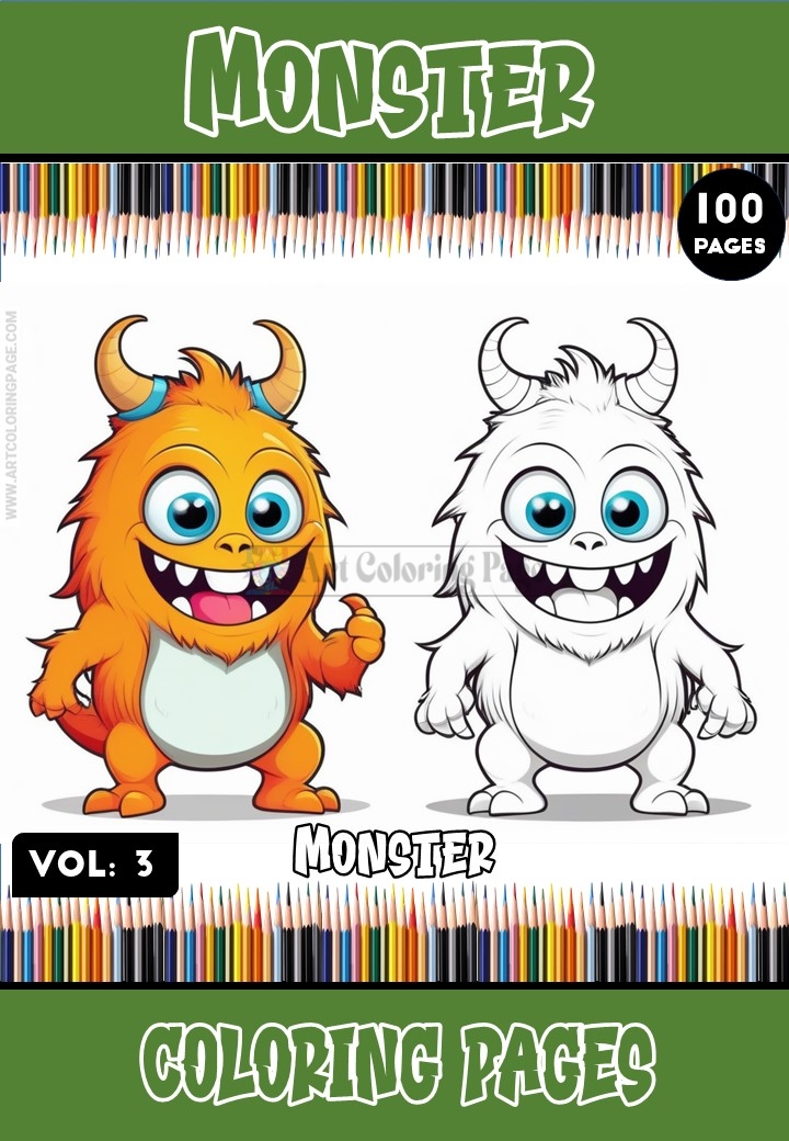 Immerse Yourself in Magic Monster Coloring Pages Vol. 3!