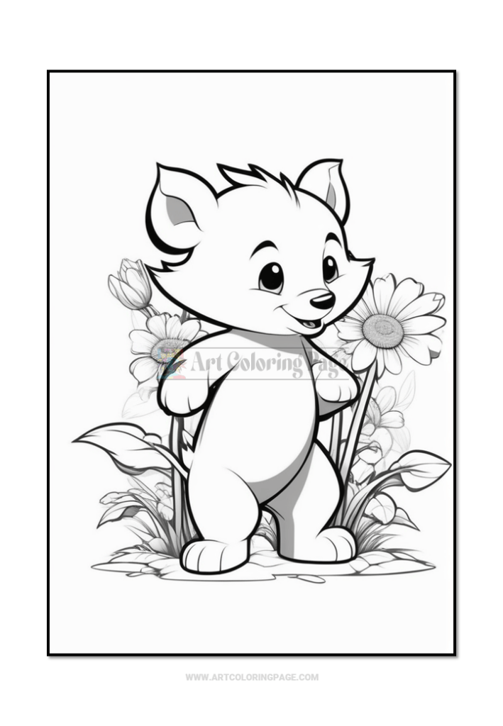 Flower Animal Coloring Vol:8 - A Fusion of Flora and Fauna Artistry