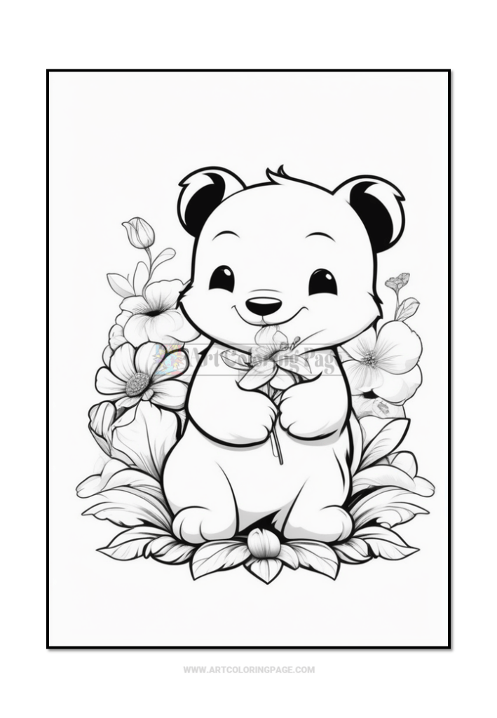 Flower Animal Coloring Vol:8 - A Fusion of Flora and Fauna Artistry